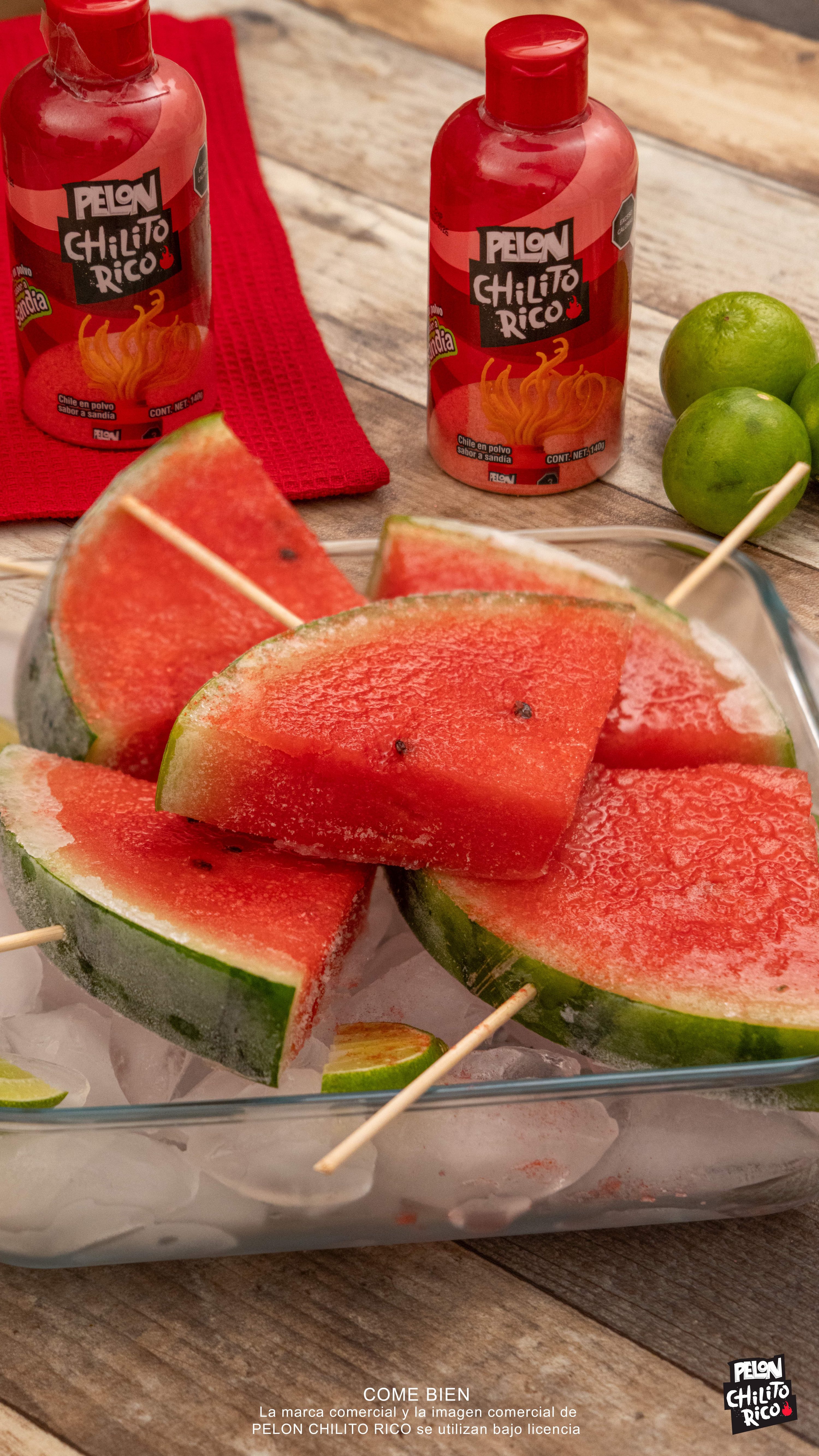Paletas Heladas de Sandía y Chile | Escosa de Buen Sabor